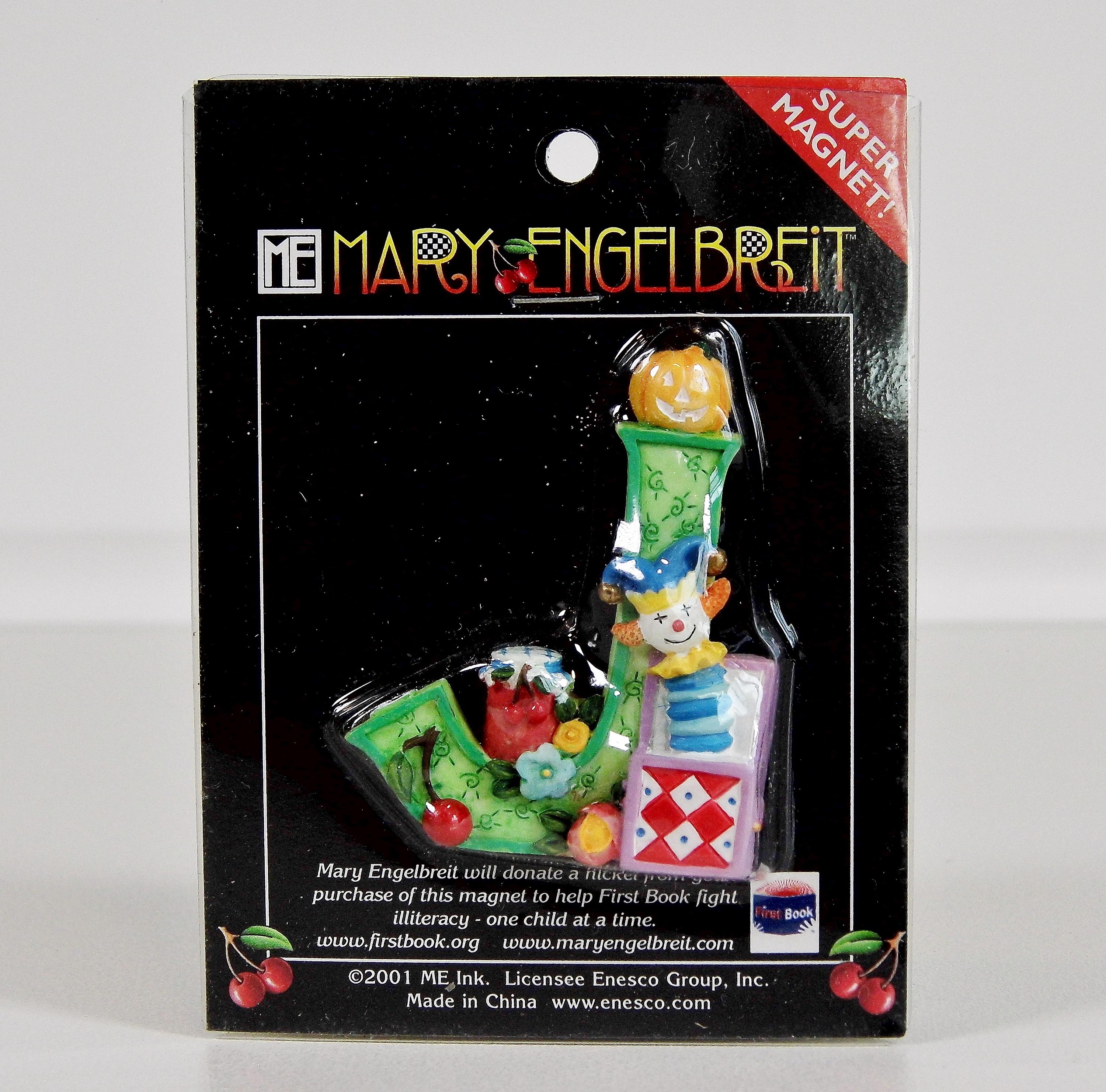 New – Vintage Mary Engelbreit Alphabet Themed (J to R) Super Magnets by ...