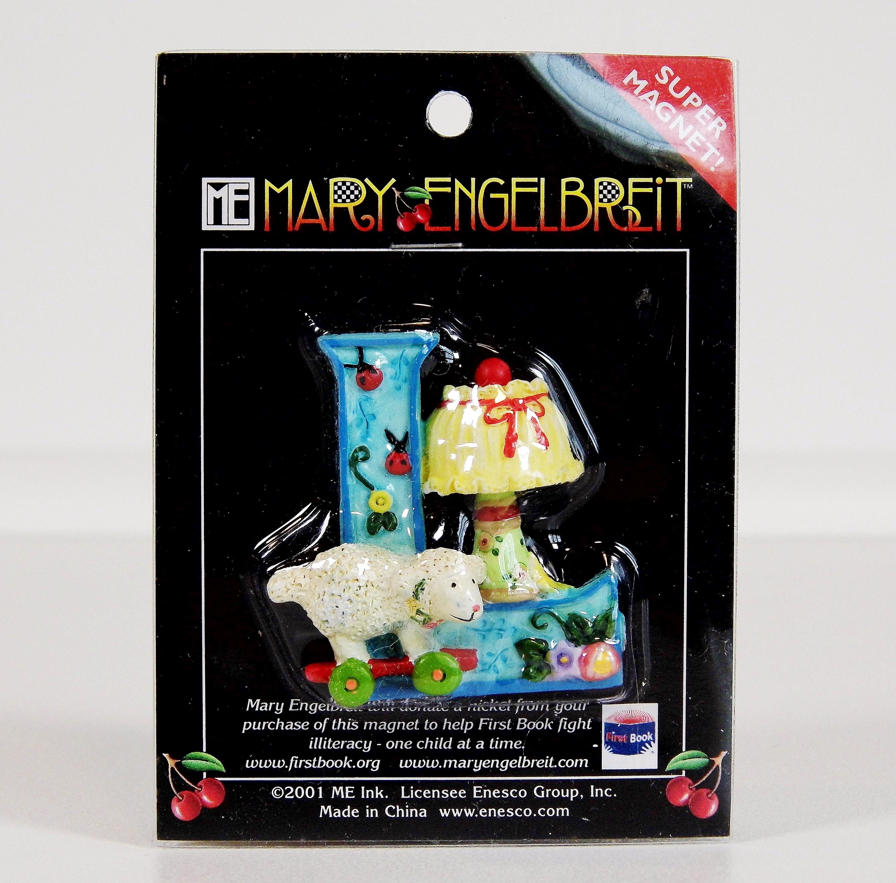 New – Vintage Mary Engelbreit Alphabet Themed (J to R) Super Magnets by ...