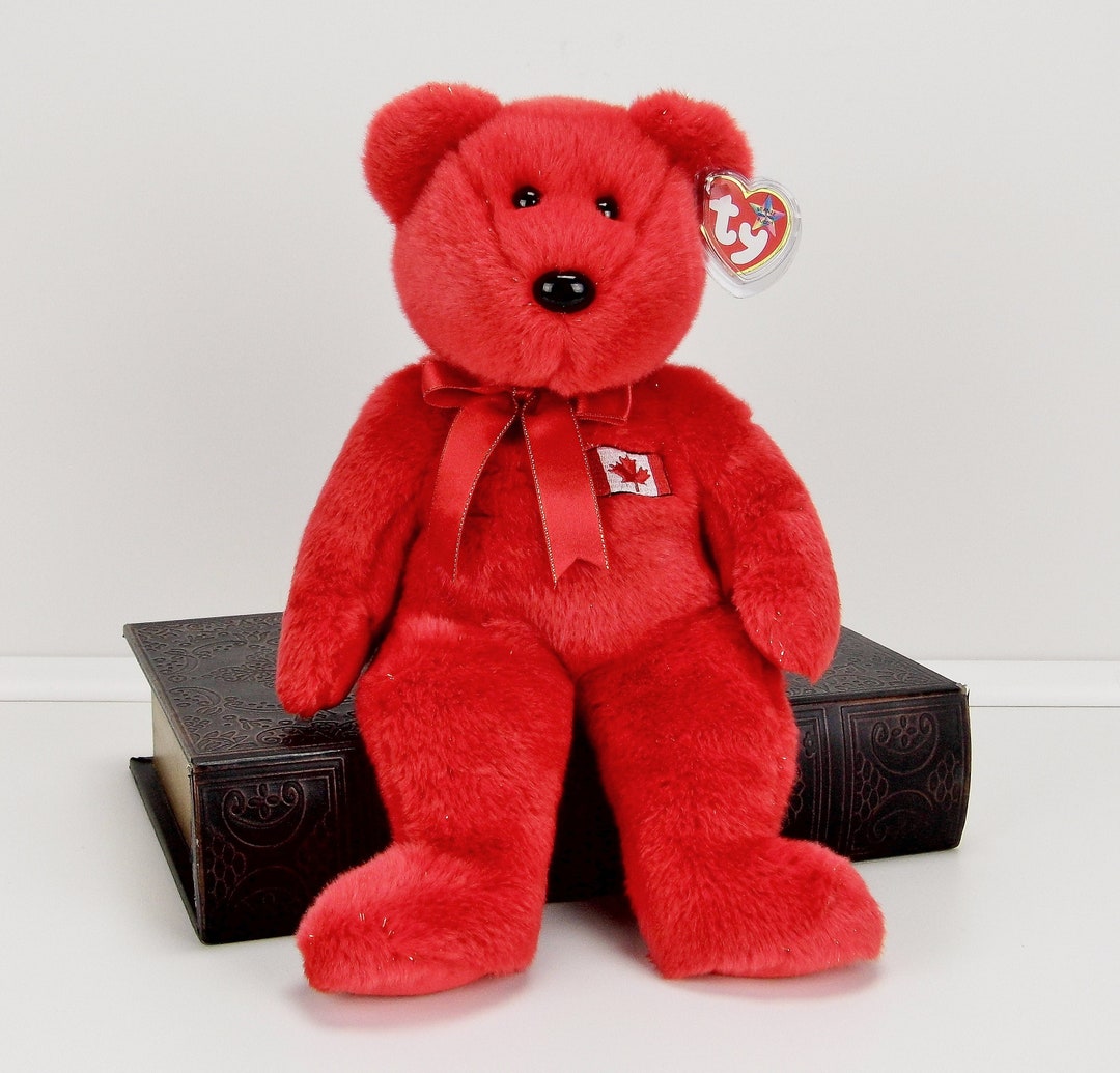 New & Rare Ty PIERRE Canada Exclusive 14 Plush Beanie Buddies ...