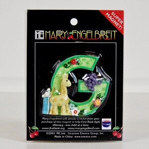 New – Vintage Mary Engelbreit Alphabet Themed (A to I) Super Magnets by ...