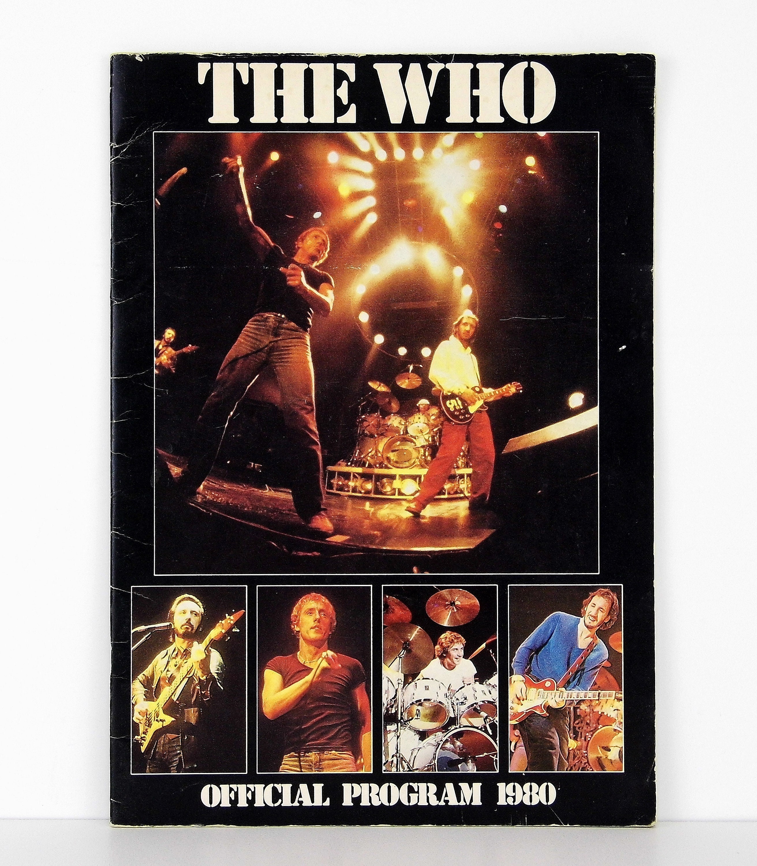 Rare THE WHO Rock Band summer of 1979 Official Concert Tour Program ...