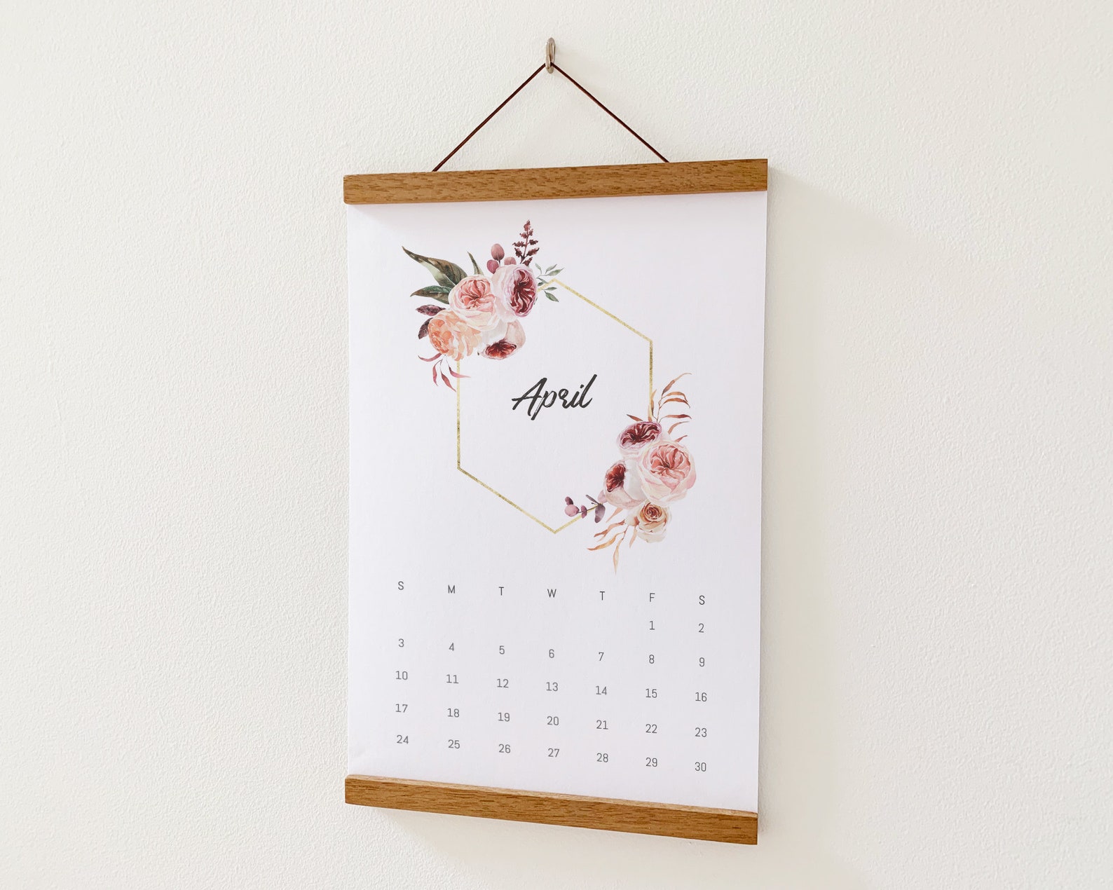Boho Aesthetic Calendar for Wall Boho Calendar 2022 2023 | Etsy