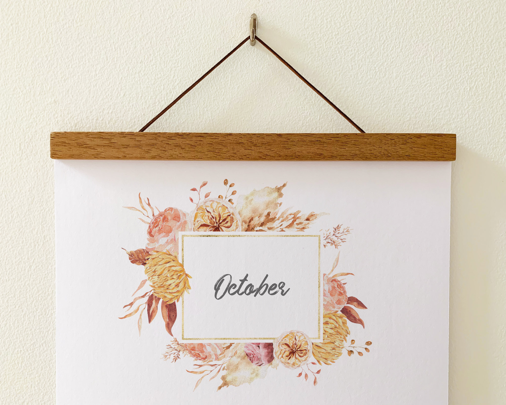 Boho Aesthetic Calendar for Wall Boho Calendar 2022 2023 | Etsy