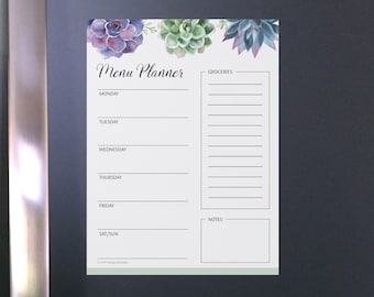 Magnetic Menu Board - Etsy