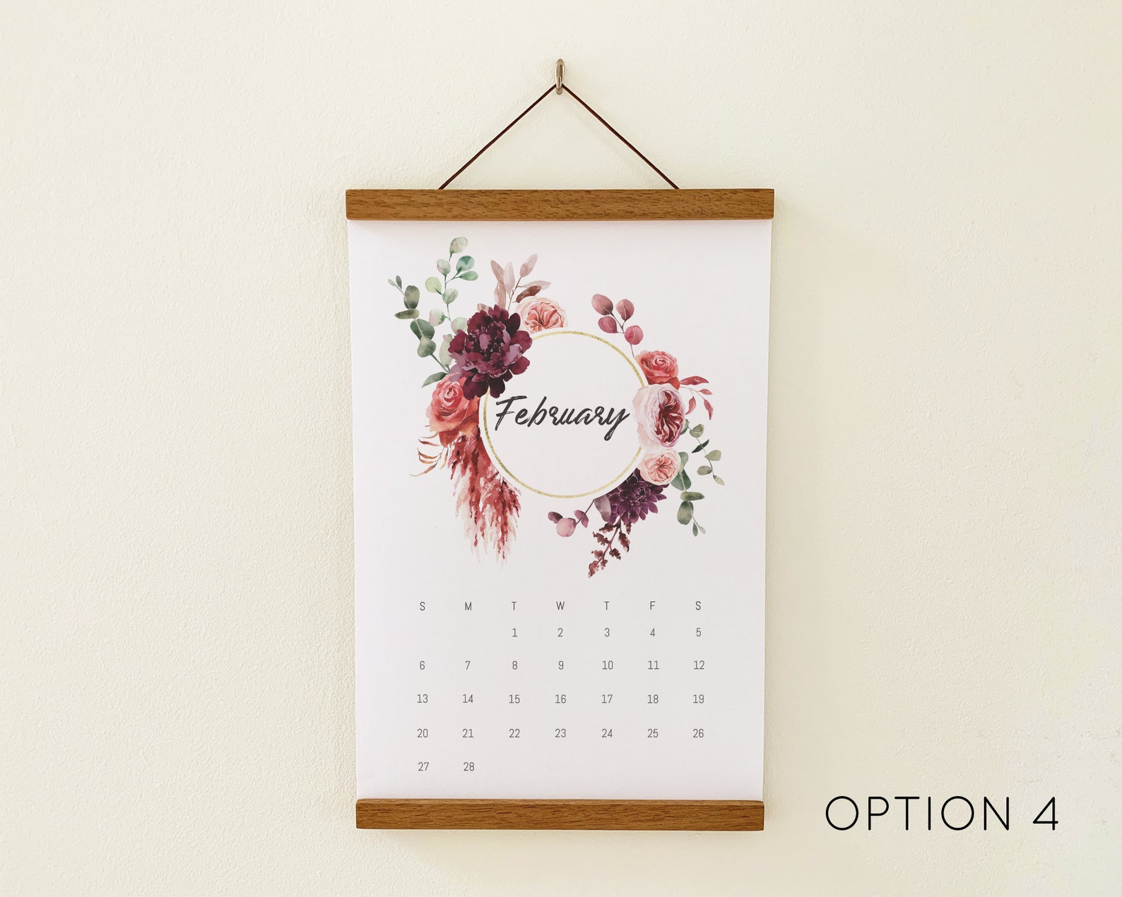 Boho Aesthetic Calendar for Wall Boho Calendar 2022 2023 | Etsy