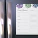 Dry Erase Menu Planner Fridge Meal Plan Magnetic Menu Meal - Etsy