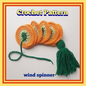 Crochet Wind Spinner Pattern, PDF Pattern, Halloween Home Decor ...