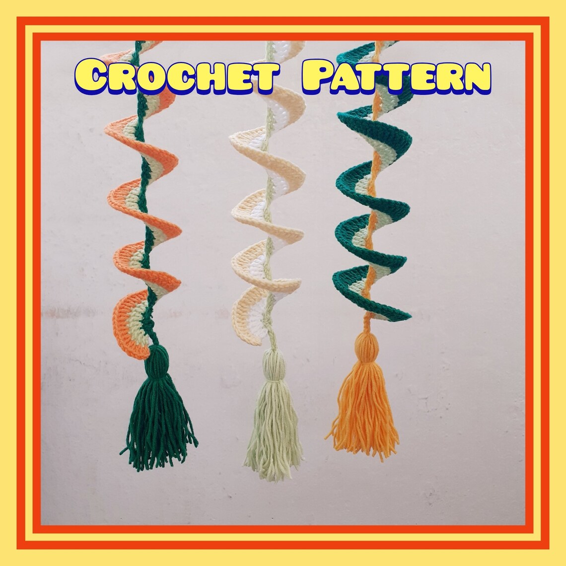 Crochet Wind Spinner Pattern PDF Pattern Halloween Home - Etsy