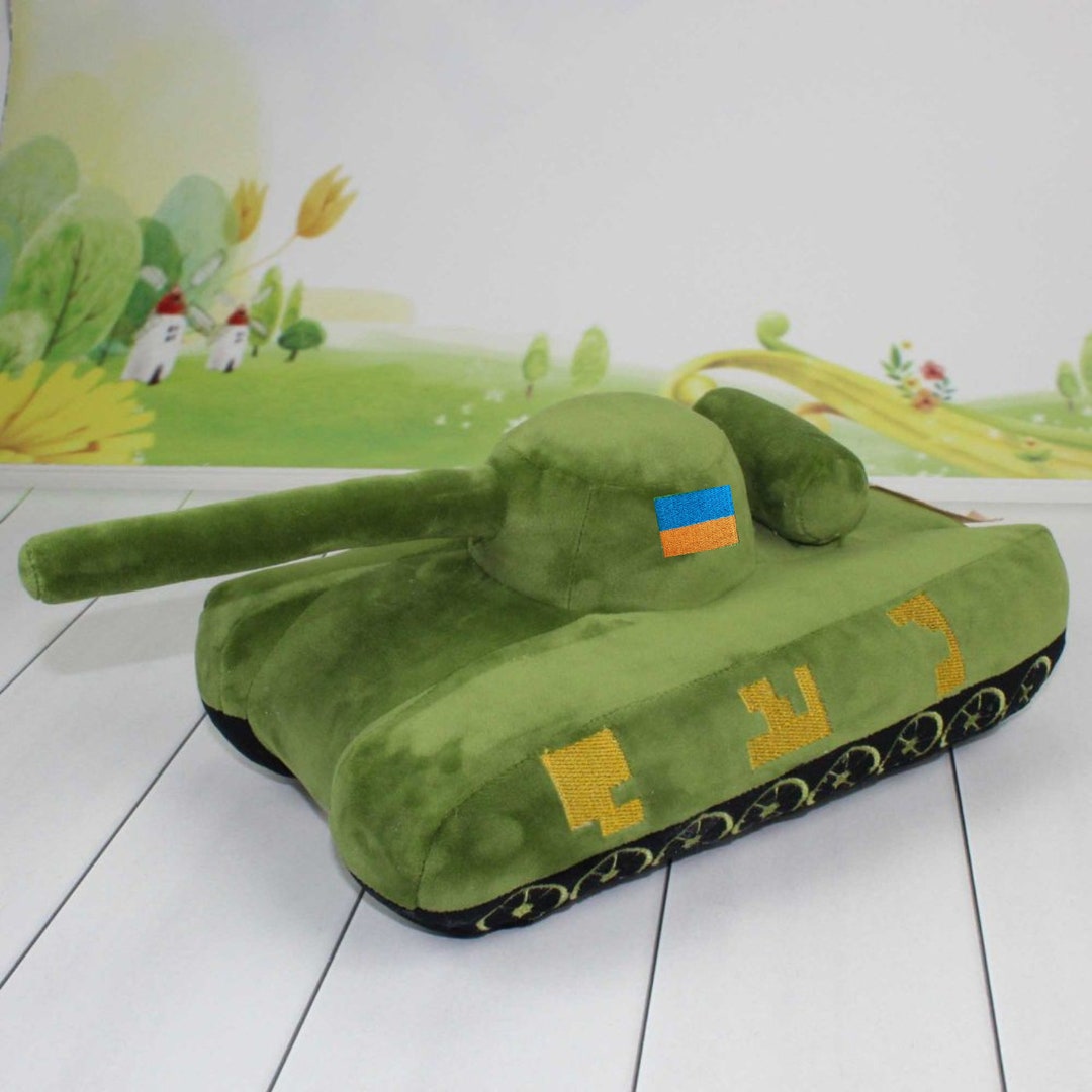Plush Tank Soft Toy, Ukrainian Decorative Pillow, Ukrainian Toys ...