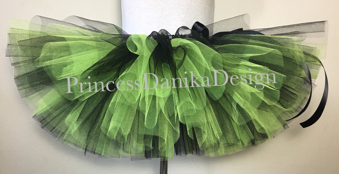 Zombie Tutu, Green Apple and Black Tutu, Witch Tutu, Zombie Hunter Tutu ...