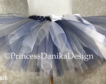 Sports Team Tutu Royal Blue and White Tutu R2D2 Inspired | Etsy