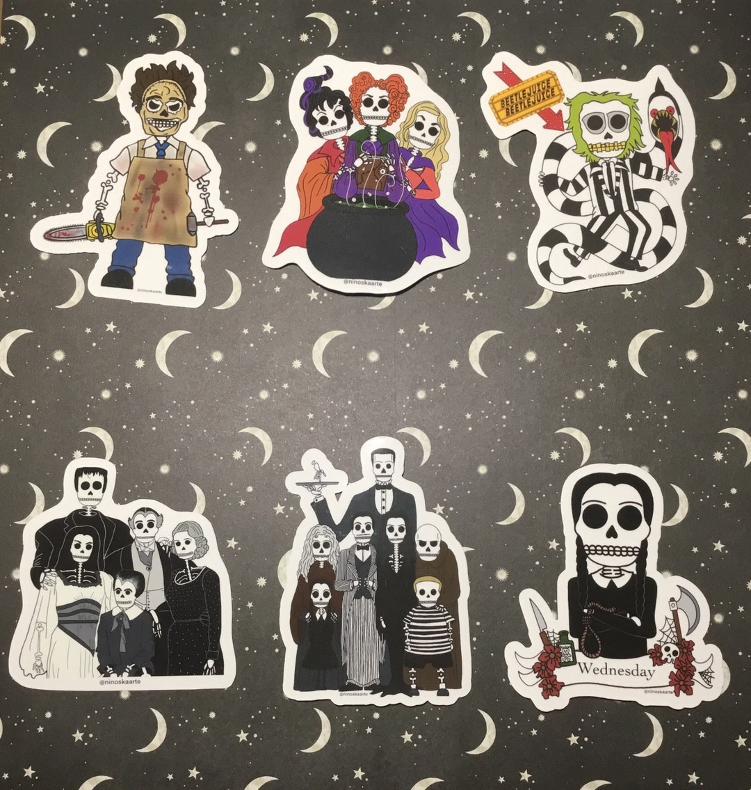 Horror Vinyl Sticker Series 2 - Etsy