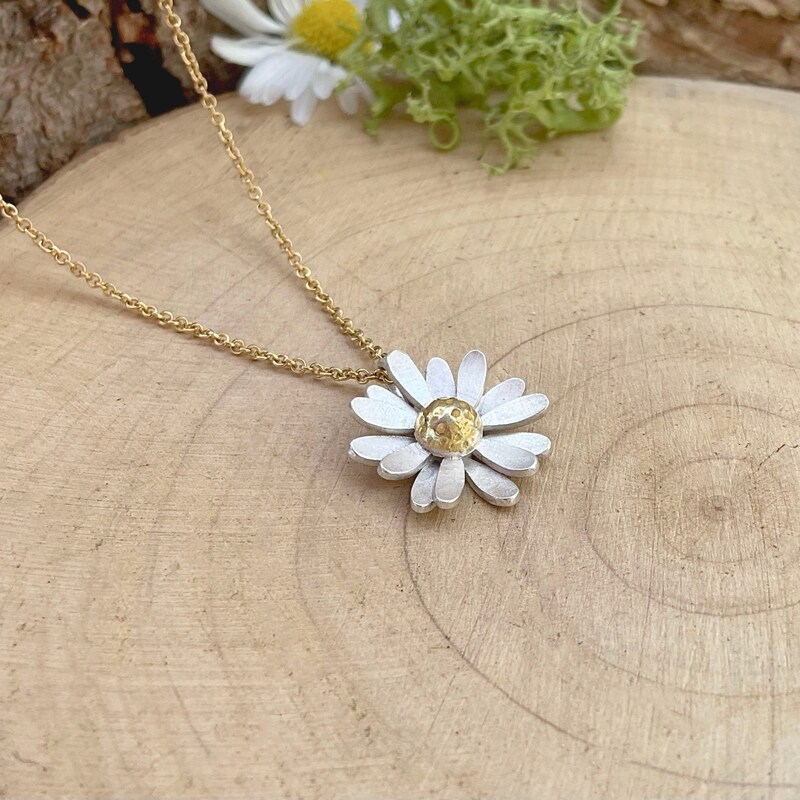 Daisy Pendant - Etsy