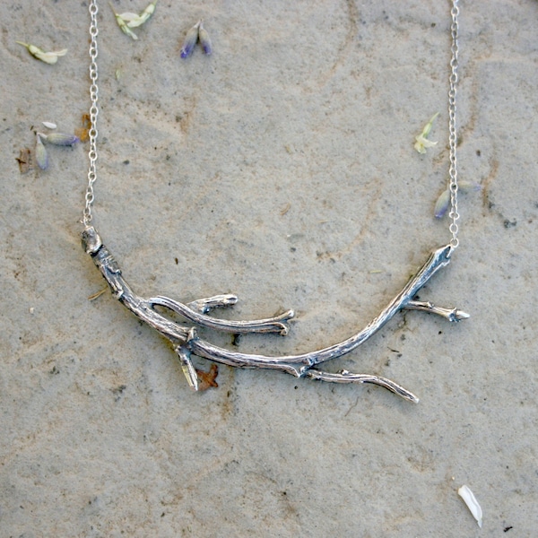 Tree Branch Necklace - Etsy