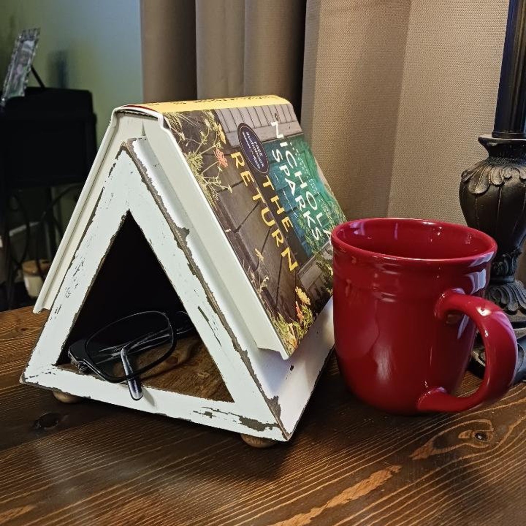 Distressed Farmhouse Book Place Holder-book Page Holder-book Accessory ...