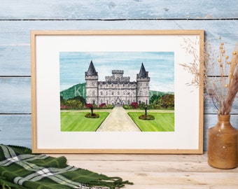 Castle Painting Bunratty Castle Ireland Fine Art - Etsy