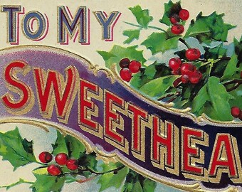 Embossed postcard | Etsy