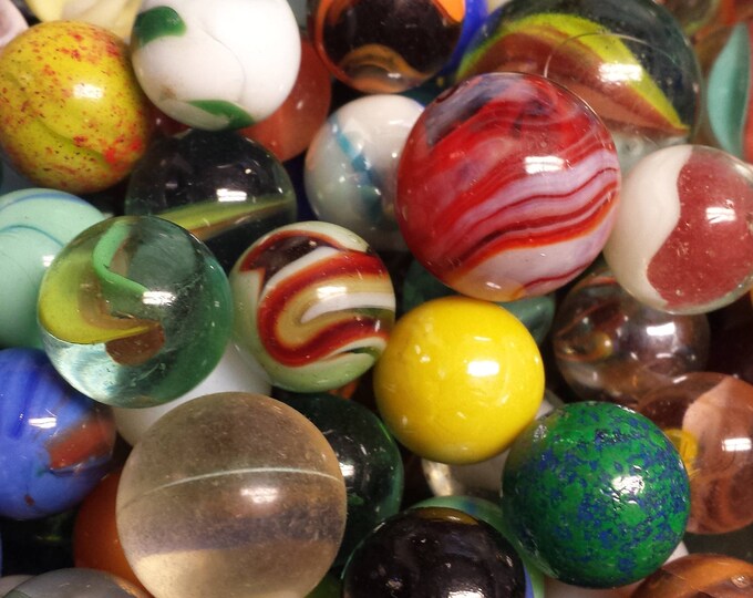 Vintage Marbles Lot of 30 of Various Designs,style and Sizes, Random ...