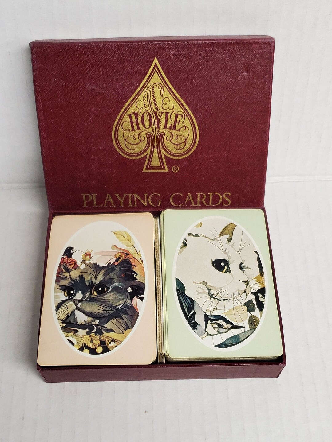 Vintage Hoyle Playing Cards, Double Deck, Cats, Toys & Games - Etsy