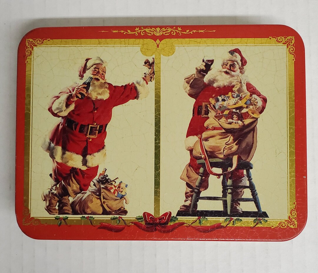 Coca-cola Nostalgia Playing Cards, Double-deck, Santa, Christmas ...