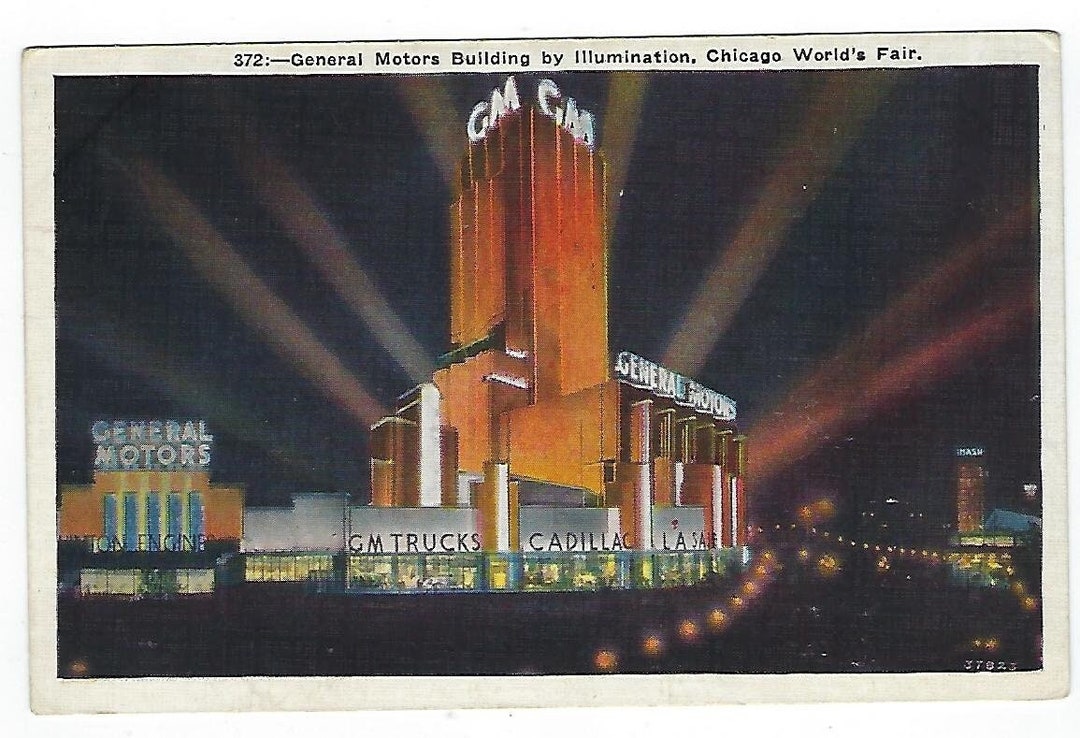 372 General Motors Building by Illumination Chicago's - Etsy