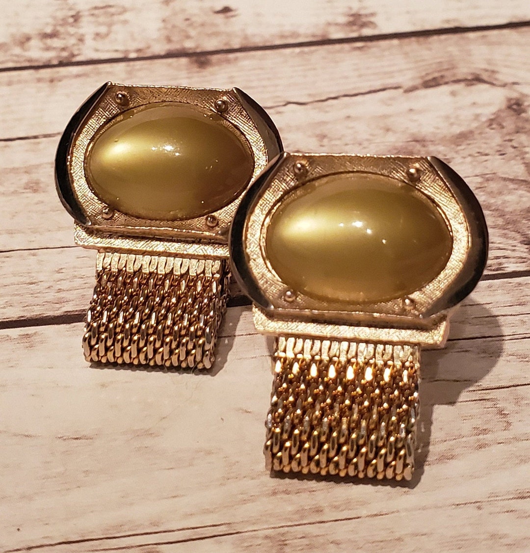 Vintage Swank Cuff Links, Men's Accessories, Mid Century Modern Jewelry ...