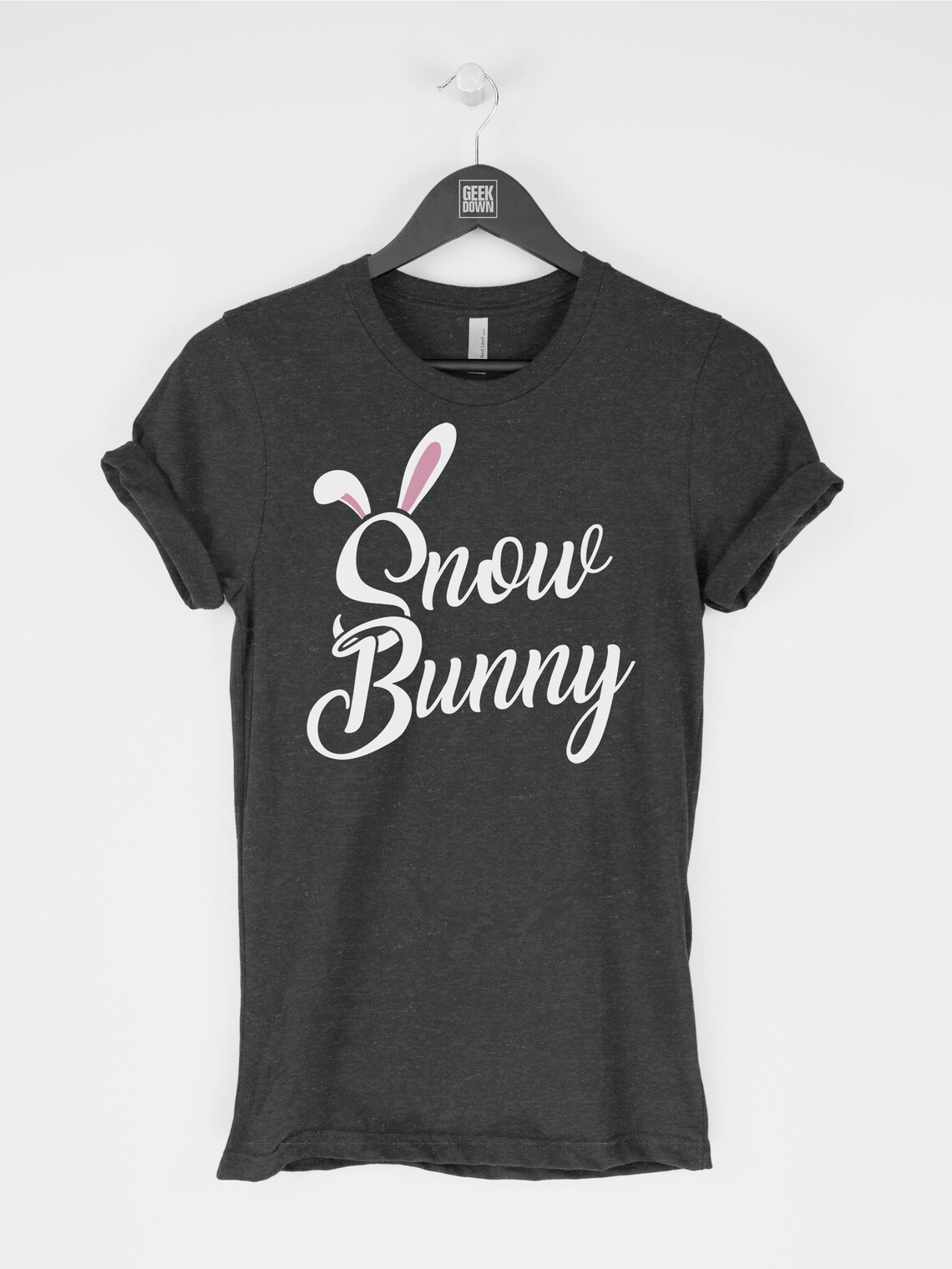 Snow Bunny t-shirt tee christmas t-shirts / Christmas Tee / | Etsy