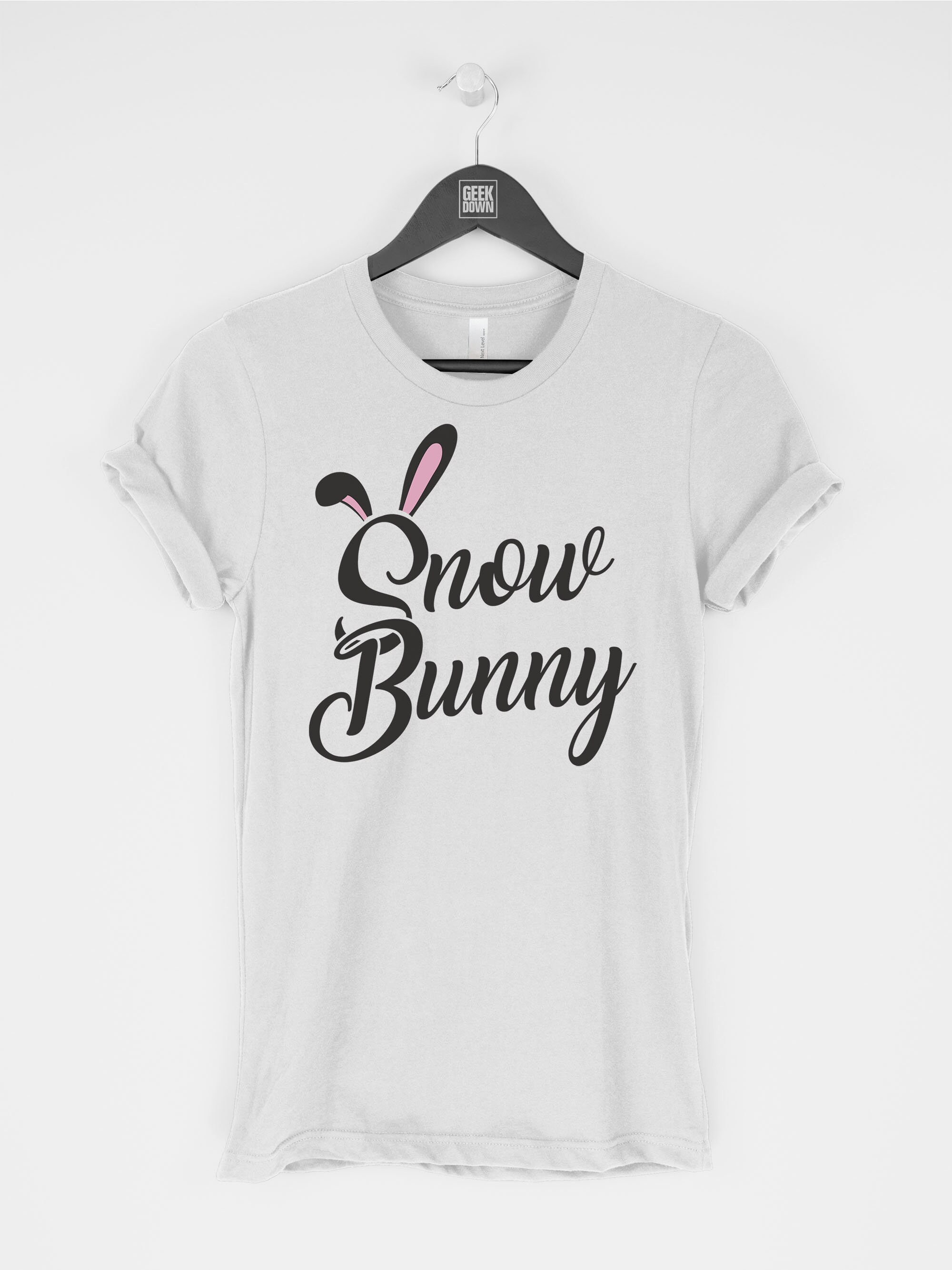 Snow Bunny t-shirt tee christmas t-shirts / Christmas Tee / | Etsy