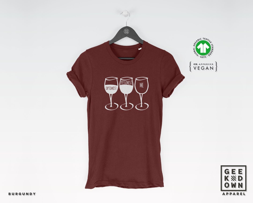 Optimist Pessimist Me T-shirt Tee // Funny T-shirts / T-shirt - Etsy