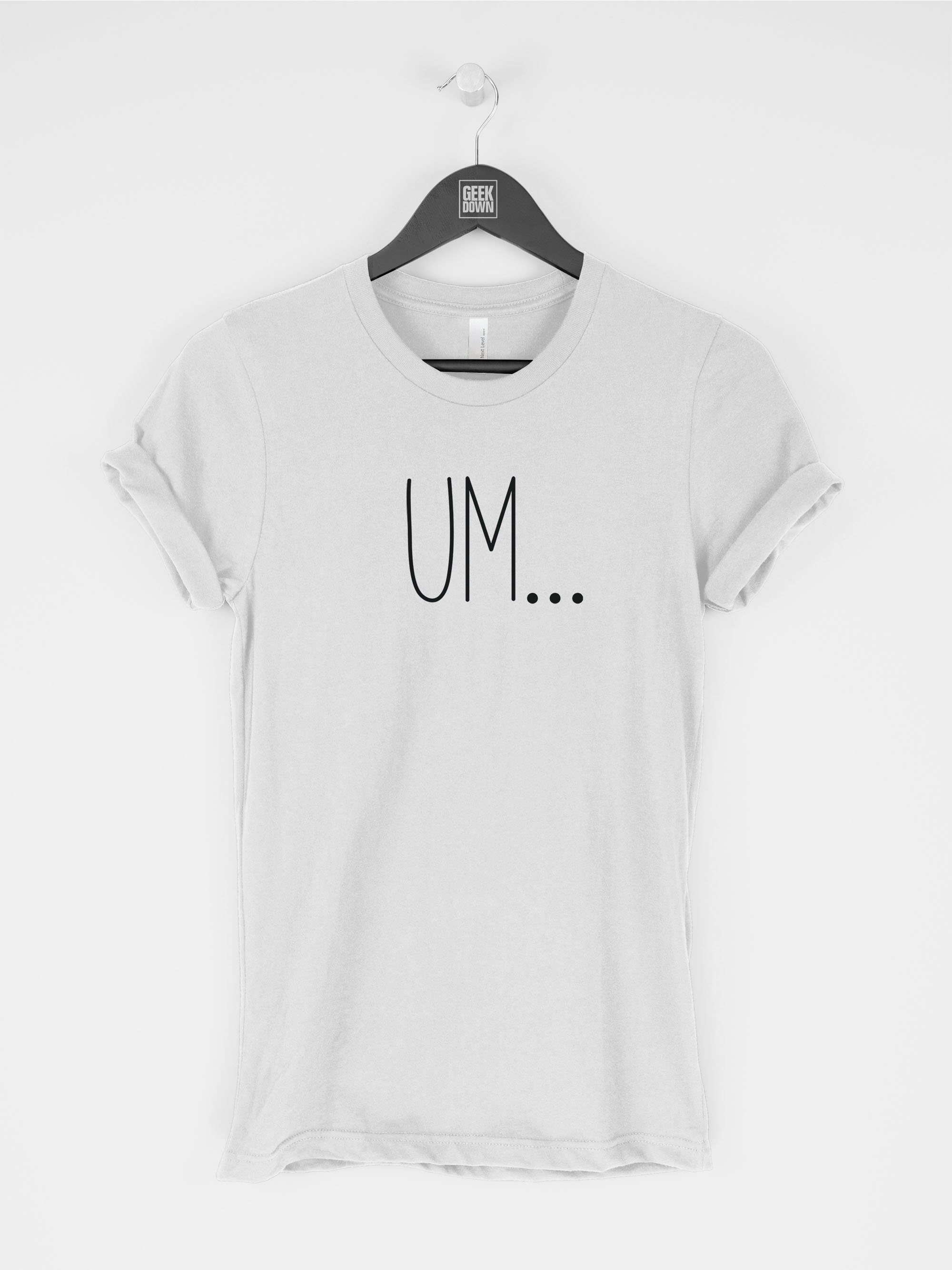 Um... t-shirt tee // hipster t-shirts / hipster clothing / | Etsy