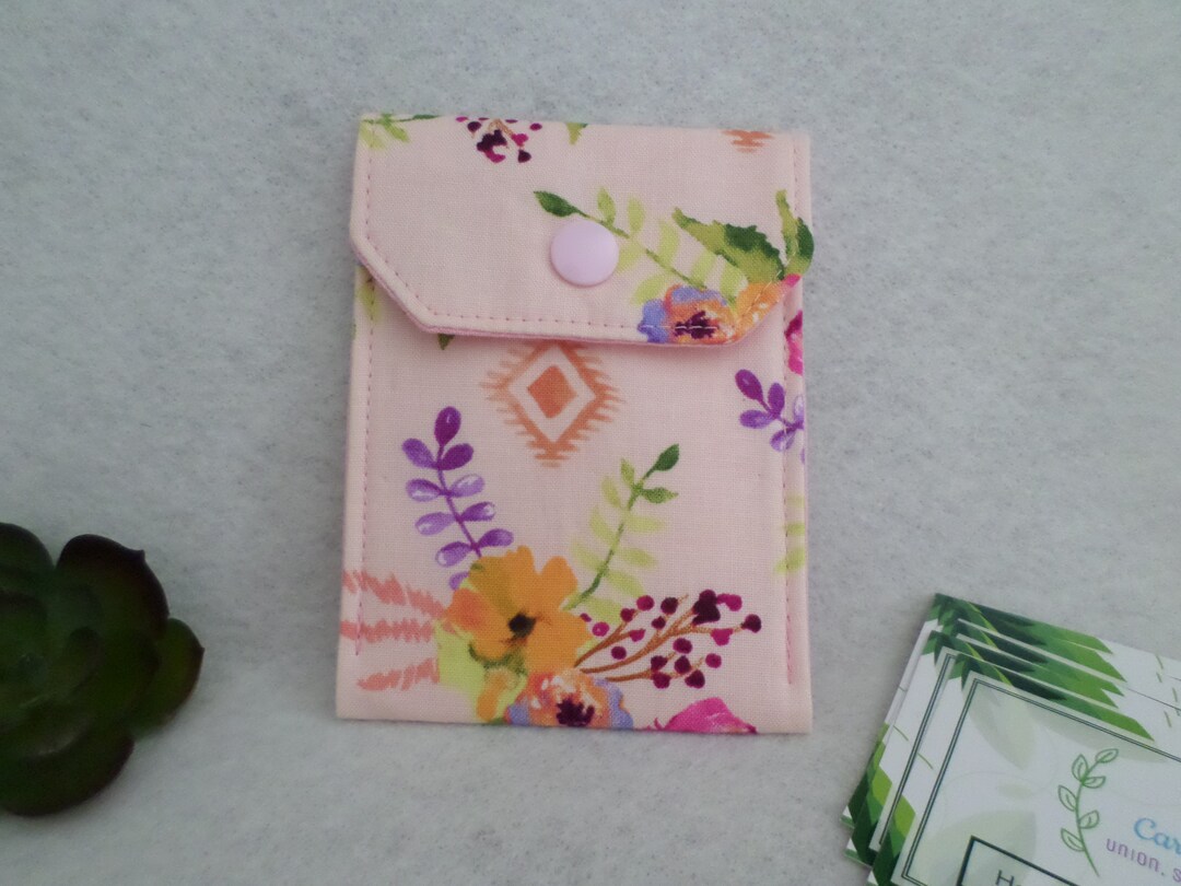 Boho Floral (pink) Mini Pouch: Multi-purpose Fabric Case - Etsy