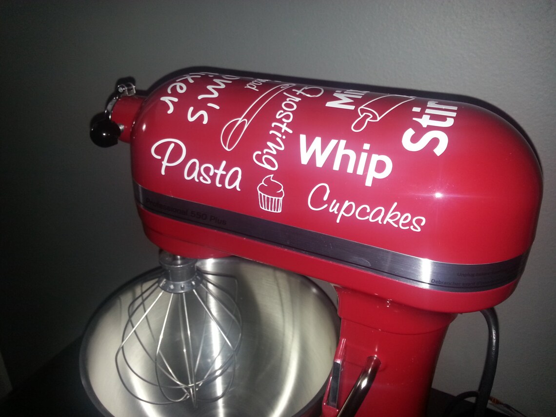KITCHENAID DECAL PERSONALIZED Stand Mixer Artisan Professional | Etsy
