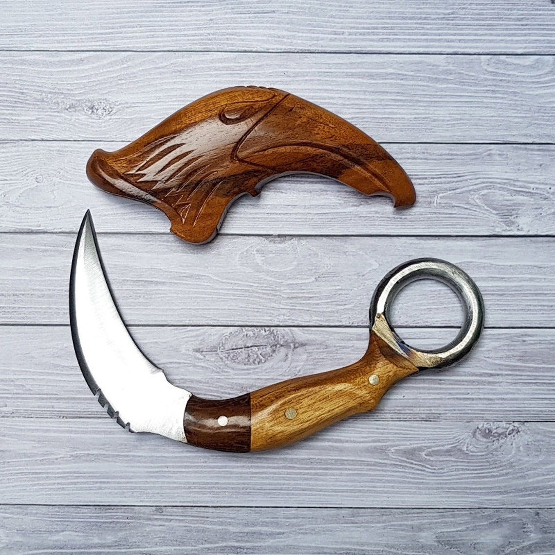 Ethnic Karambit Traditional Knife Minangkabau Sumatera Handmade Eagle ...