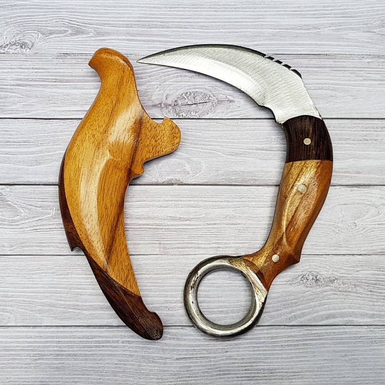 Ethnic Karambit Traditional Knife Minangkabau Sumatera Handmade Flower ...