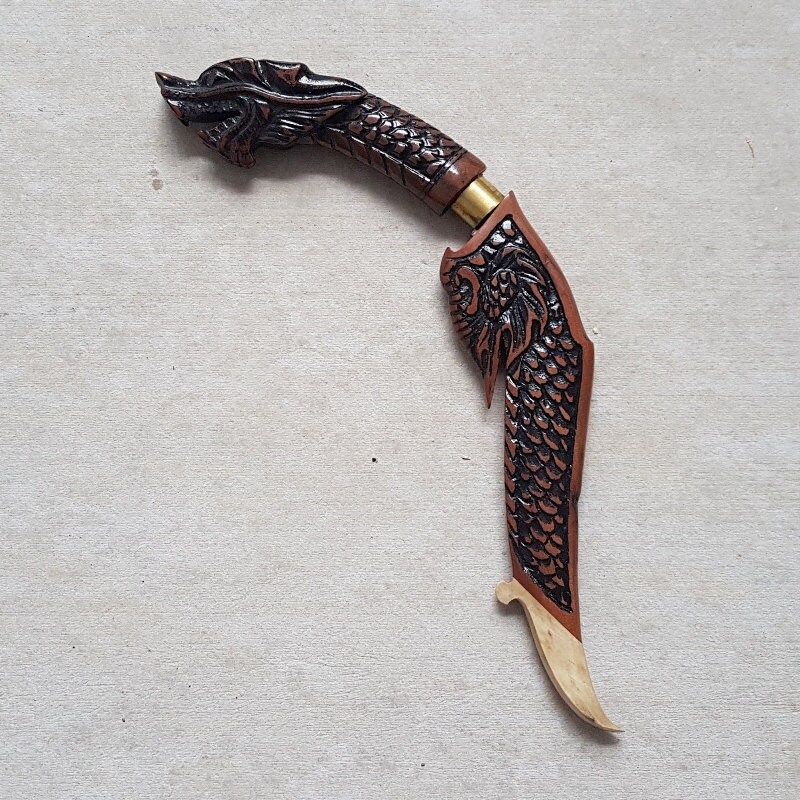 Ethnic Karambit Traditional Knife Minangkabau Sumatera Handmade Dragon ...