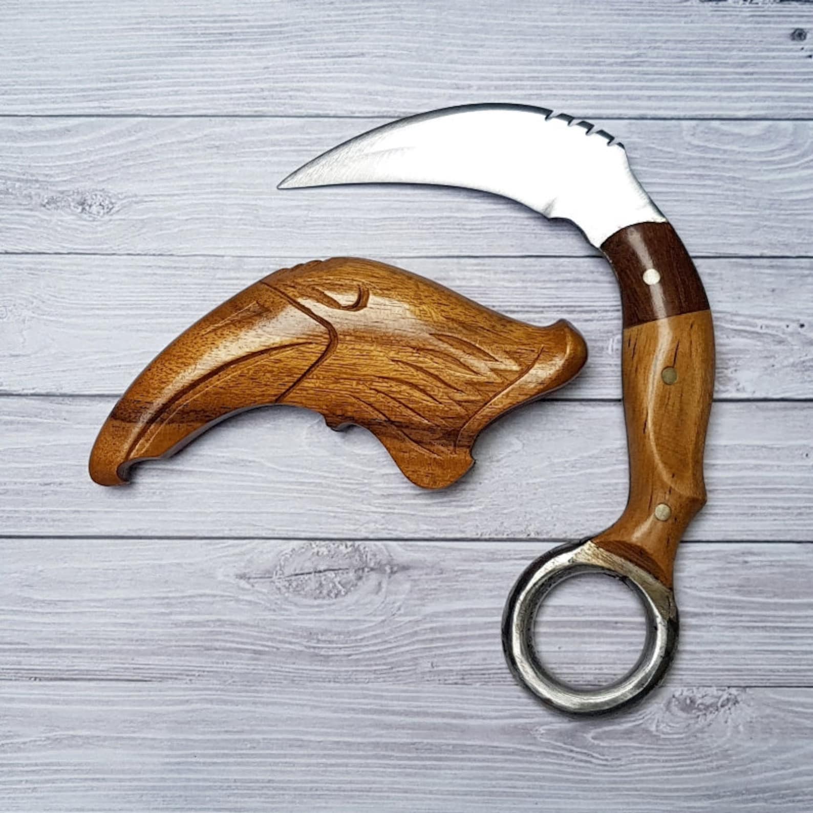 Ethnic Karambit Traditional Knife Minangkabau Sumatera Handmade Eagle ...