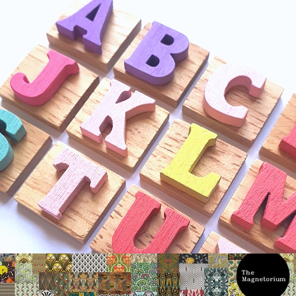 Alphabet Magnets - Etsy