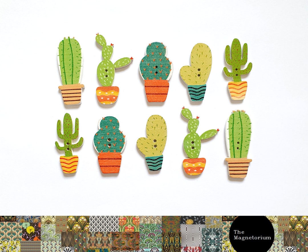 Fridge Magnets Cactus Magnets Cactus Magnets Plant Magnets Strong ...