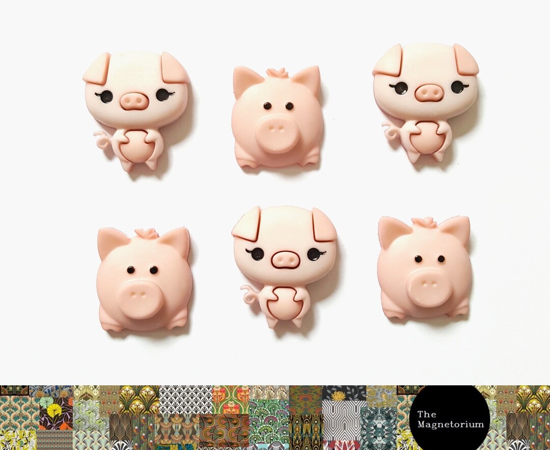Fridge Magnets Push Pins Pig Fridge Magnets Pig Pins Magnet Set ...