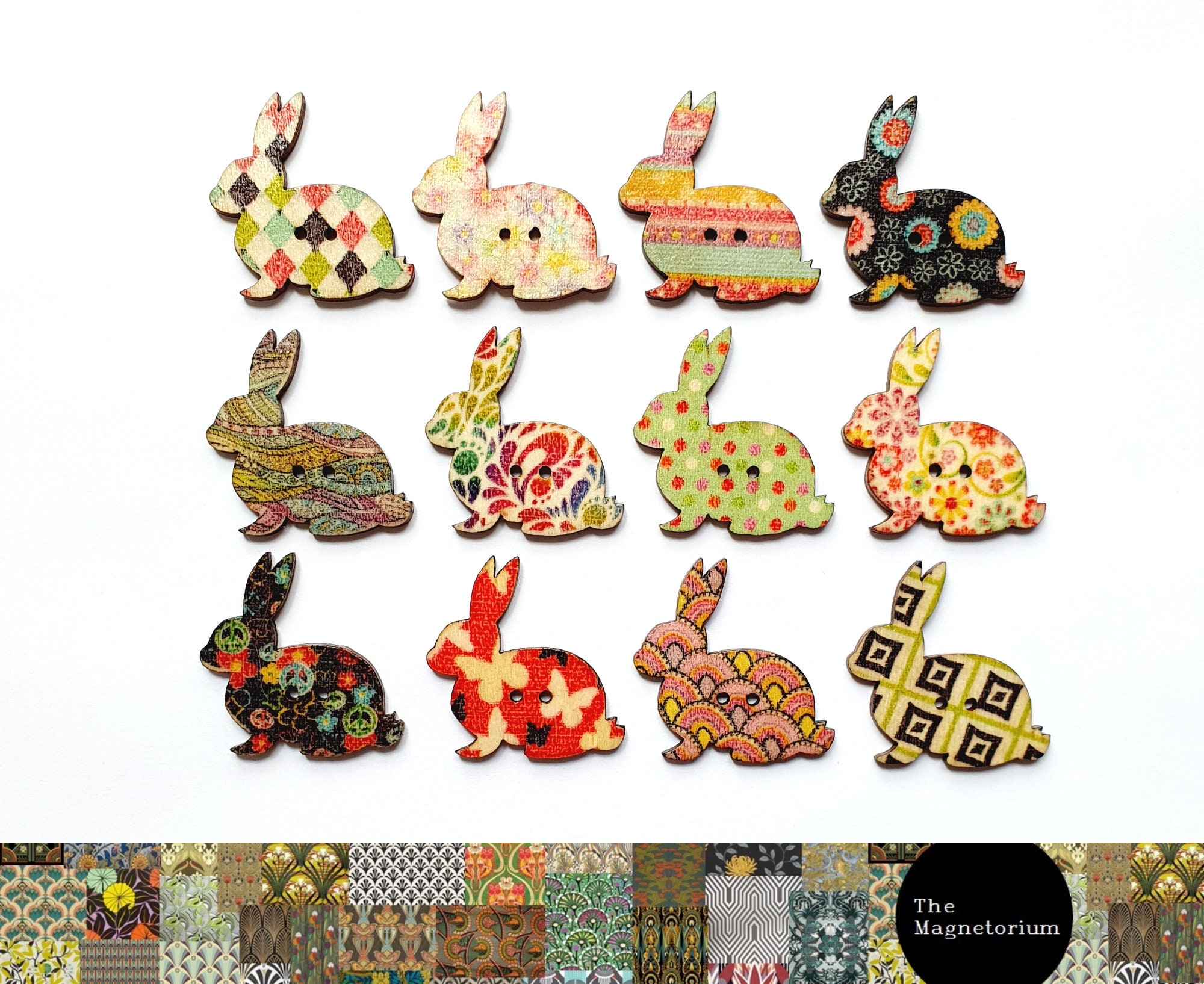 Fridge Magnets Rabbit Fridge Magnets Animal Fridge Magnets - Etsy Ireland