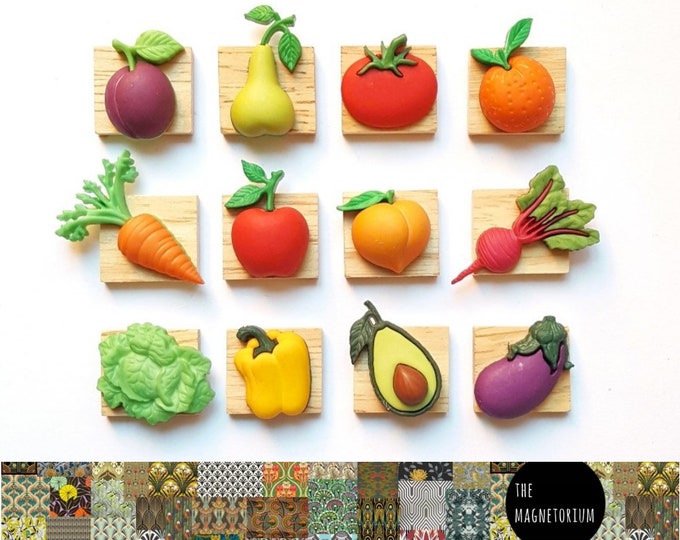 Fruit & Vegetable Magnets Food Magnets Fruit Magnets Vegetable Magnets ...