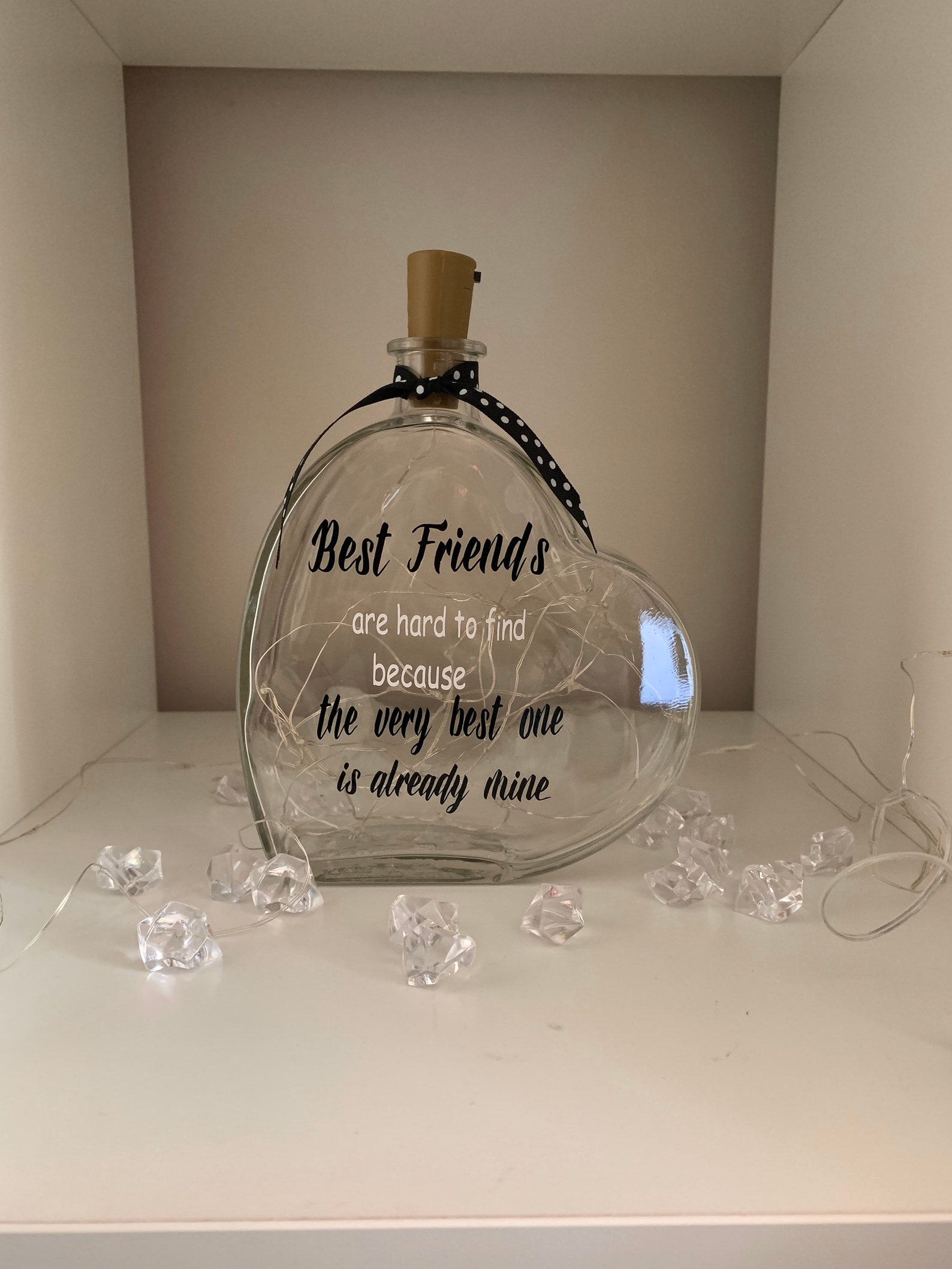 Best friends light bottle forever friends light bottle | Etsy