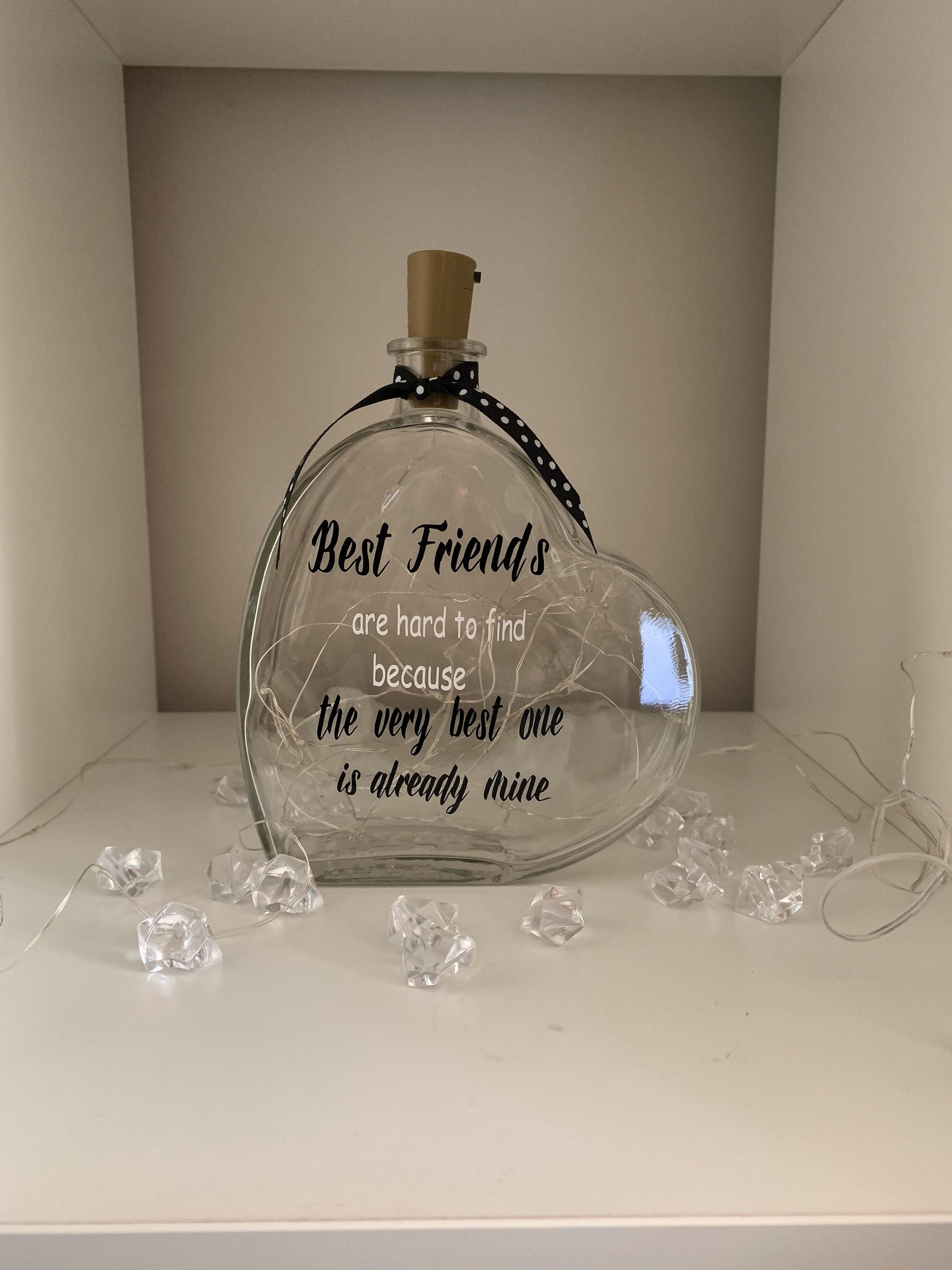 Best friends light bottle forever friends light bottle | Etsy