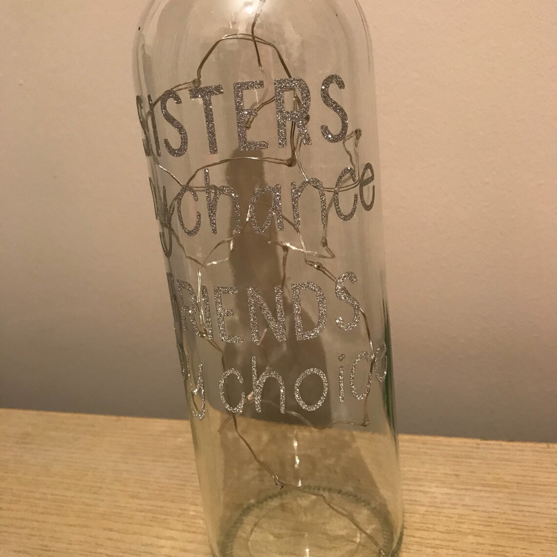 Sisters Light Bottle, Sisters Gift, Sisters Quote Gift, Sisters by ...