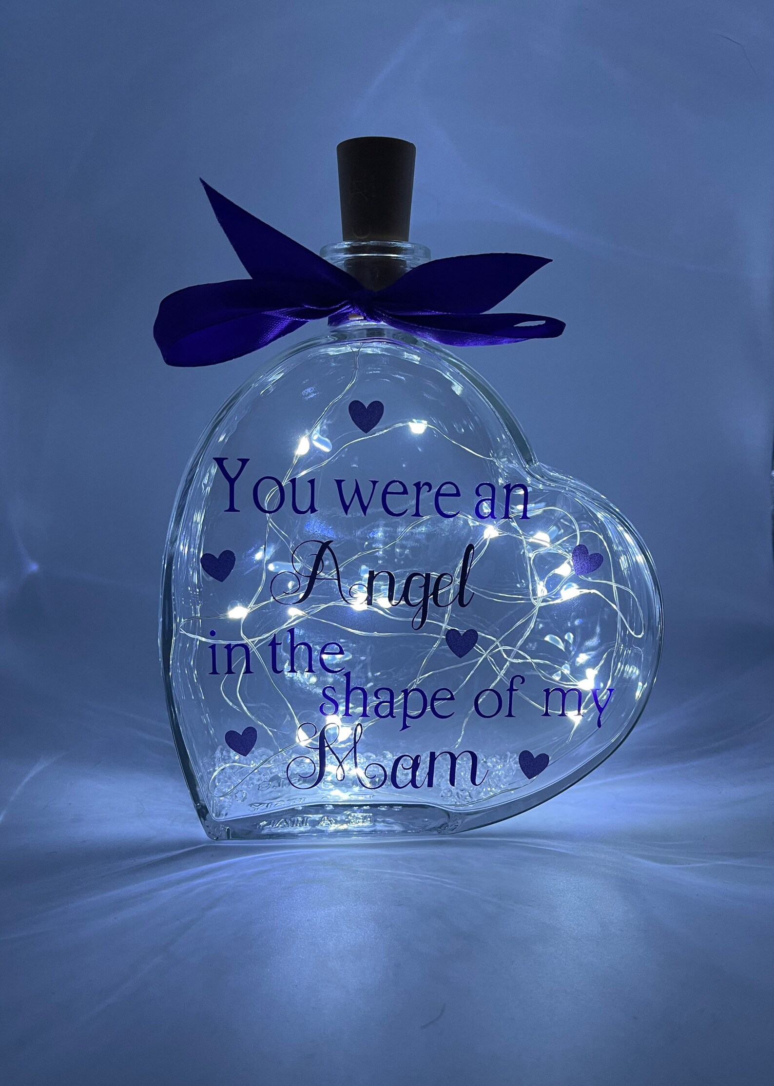 Angel Mum Light Bottle Mum Light Bottle Mum Gift Memorial - Etsy UK