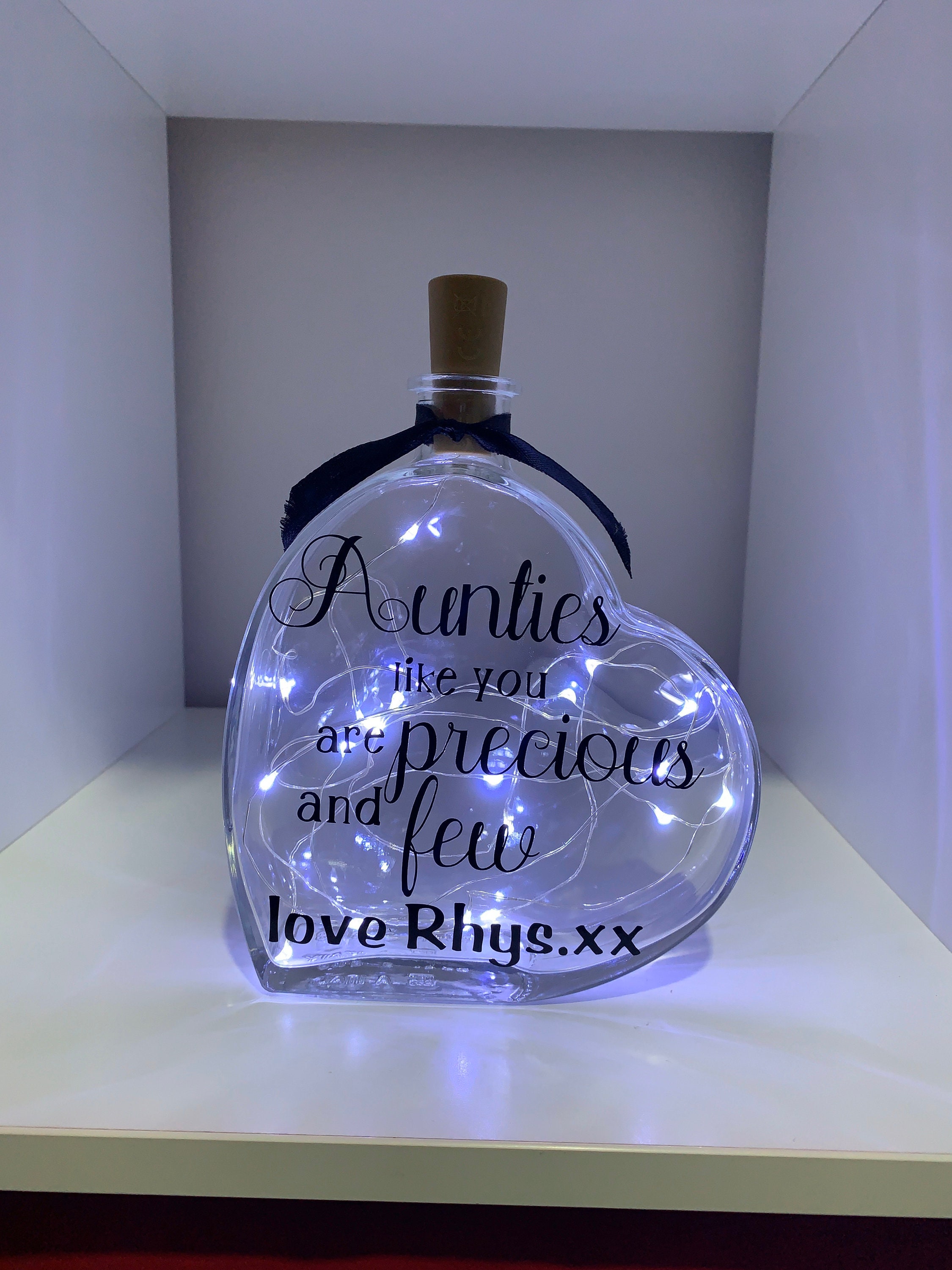 Auntie light bottle Aunt gift Mother's Day gift sister | Etsy