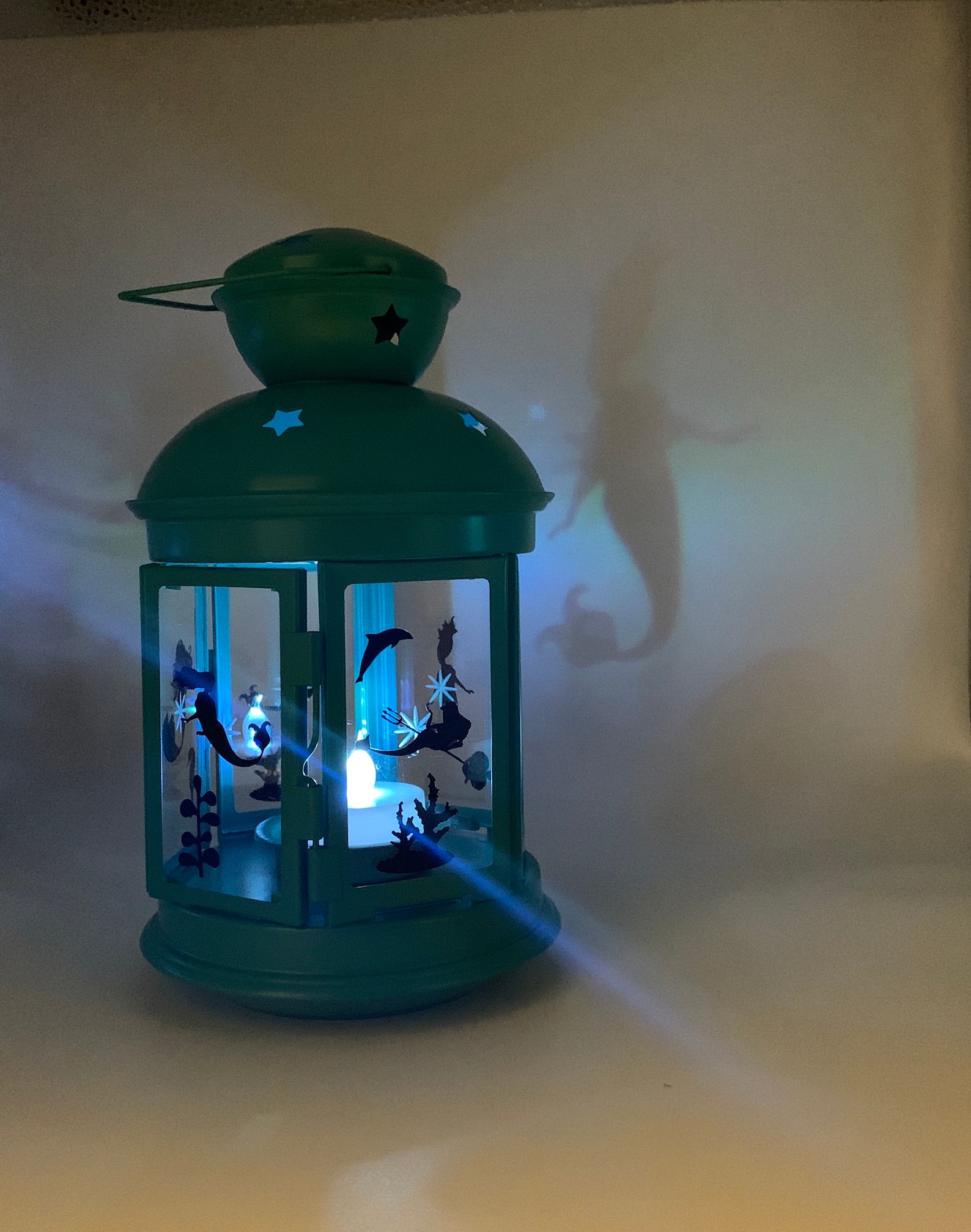 Mermaid lantern mermaid light mermaid night light under the | Etsy