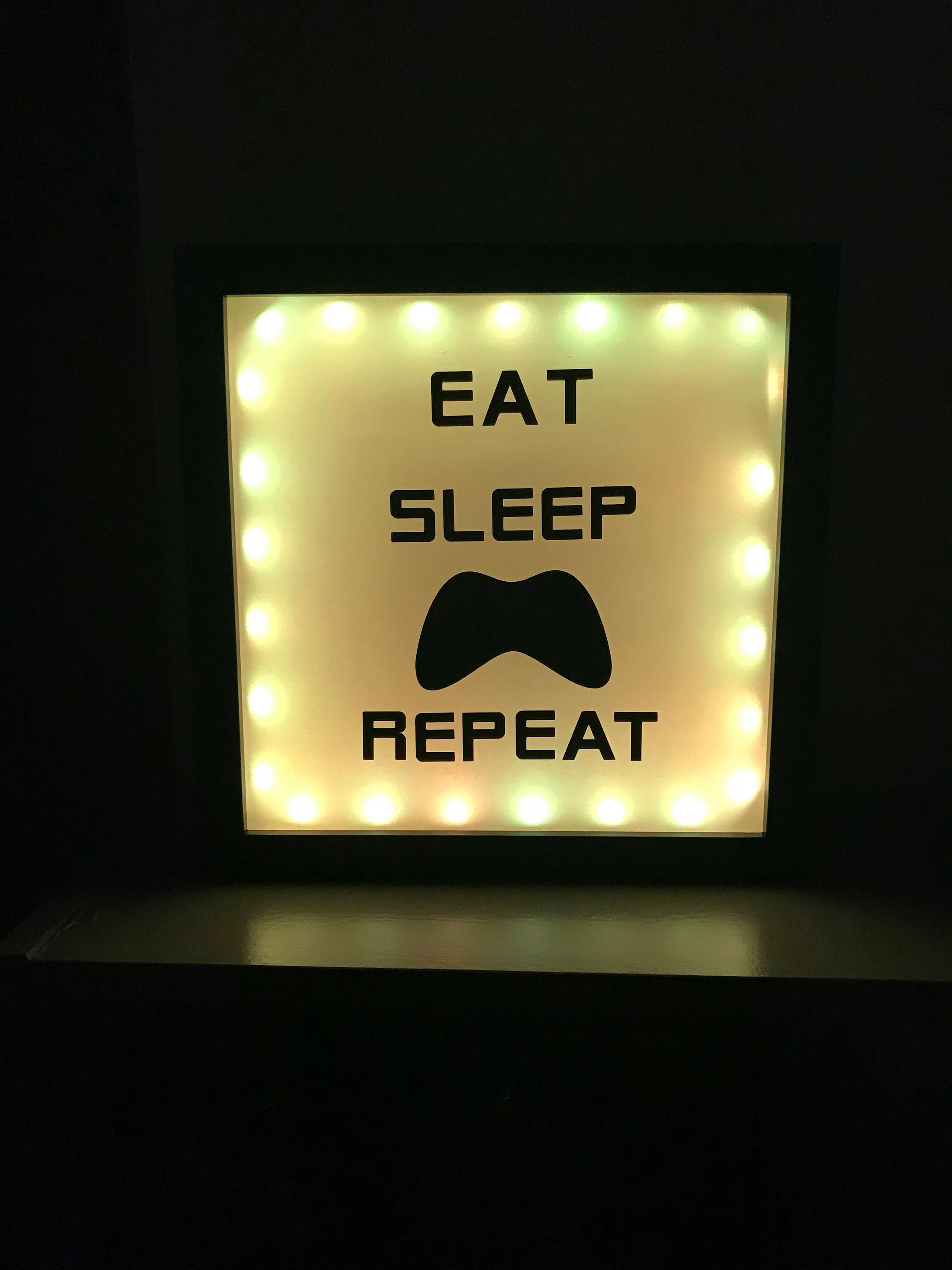 Gamer Light up Frame Gamer Box Frame Gaming Gift - Etsy UK