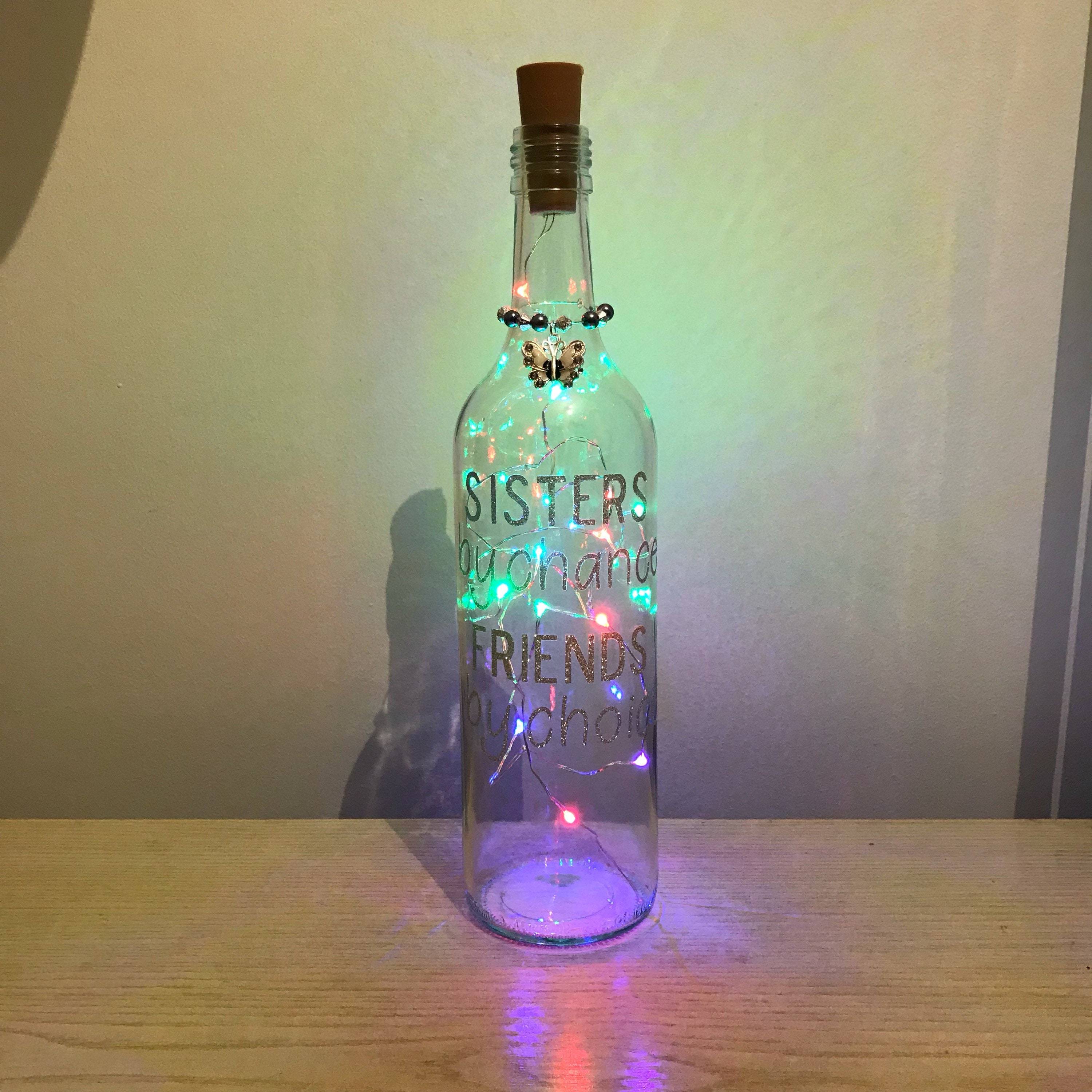 Sisters light bottle sisters gift sisters quote gift | Etsy