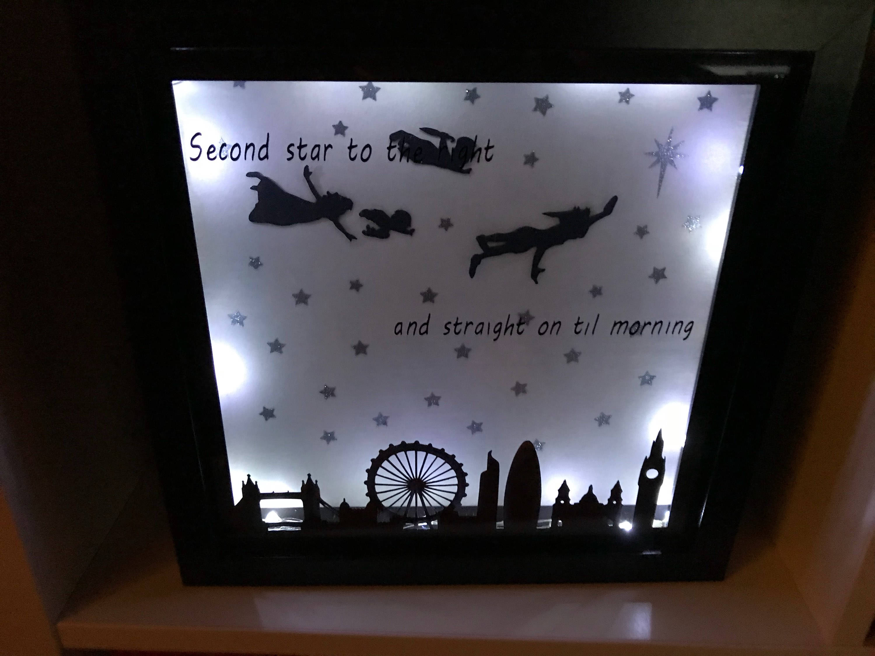 Peter Pan Inspired Light up Frame - Etsy UK
